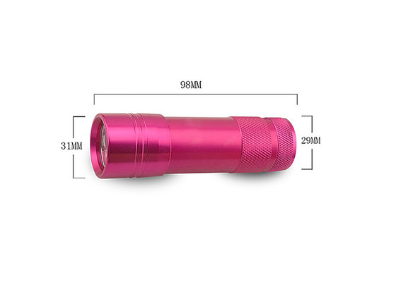 Aluminum Alloy 12 Leds 395NM UV Flashlight for Fluorescent , Scorpion Detecting supplier
