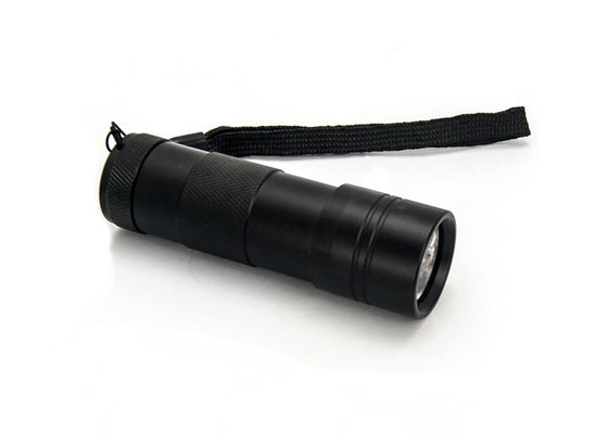 395NM Blacklight Purple Light Lamps 12 LEDs UV Flashlight 3*aaa Power Source supplier