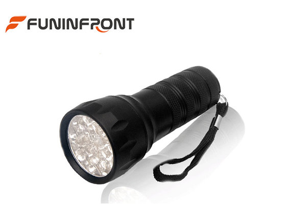 High Quality 21-LED 395NM LED UV Flashlight Blacklight LED Torch Using 3*AAA supplier