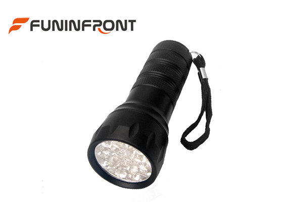 High Quality 21-LED 395NM LED UV Flashlight Blacklight LED Torch Using 3*AAA supplier