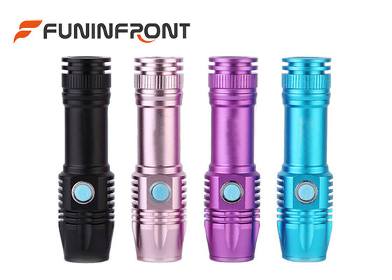 USB Rechargeable 365NM Blacklight LED Flashlight MINI Size for Jade Detector supplier