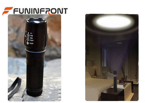 10W 1000 Lms CREE T6 LED Torch 5 Files Flexible Zoom Led Flashlight for Cycling supplier