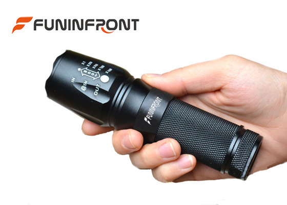 10W 1000 Lms CREE T6 LED Torch 5 Files Flexible Zoom Led Flashlight for Cycling supplier