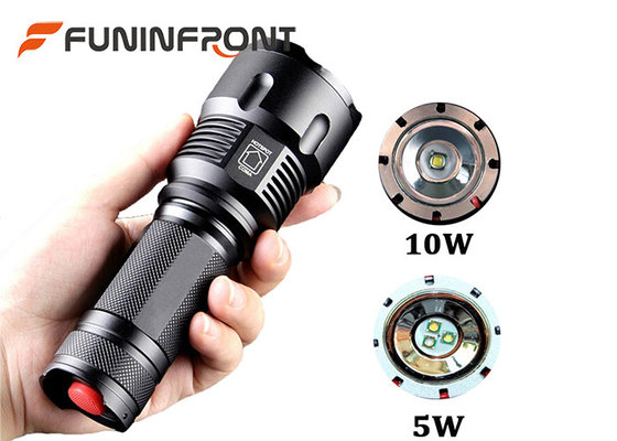 10w CREE T6 LED Tactical Flashlight  3 Light Modes, Zoom LED Torch for Fishing supplier