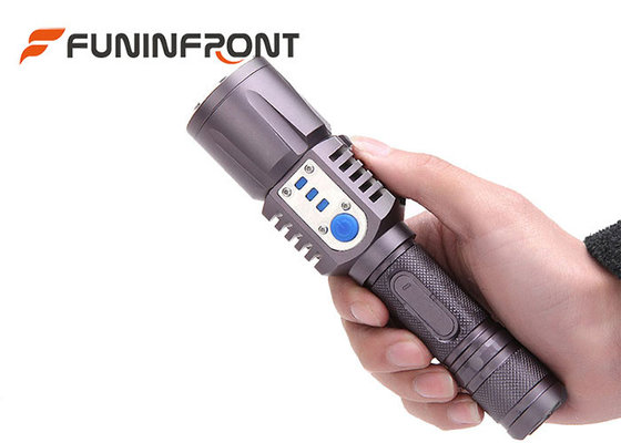 1200LMs CREE XM-L L2 Powerful LED Flashlight USB Charging, 5 Modes Bike Lights supplier