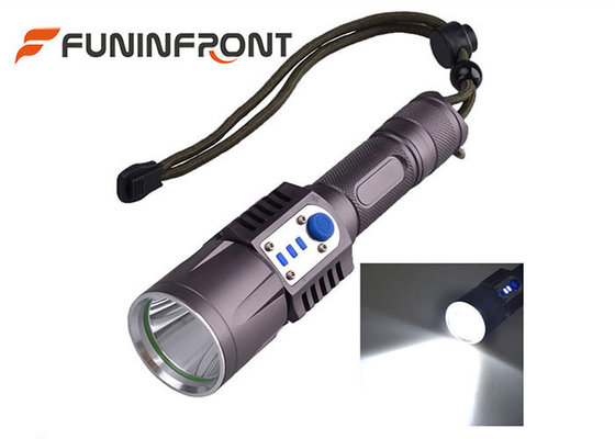 1200LMs CREE XM-L L2 Powerful LED Flashlight USB Charging, 5 Modes Bike Lights supplier