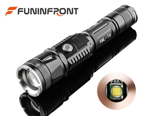 Direct Charging CREE XM-L T6 LED Torch with Power Bank for Digital Device supplier