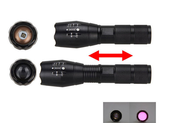 850NM Infrared Night Vision Flashlight Zoom Torch Powered by 18650 or AAA supplier