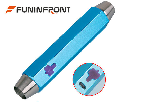 USB Direct Charge Pro Jade LED Flashlight with White Yellow Black Light supplier
