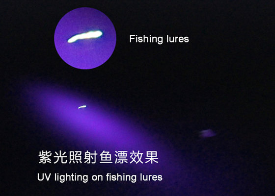 CREE T6 White Light and 395NM Black Light LED UV Flashlight Adjustable Focus supplier