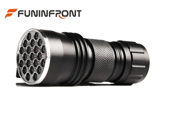 21 leds 395NM LED UV Flashlight Using aaa Battery for Currency Detecting supplier