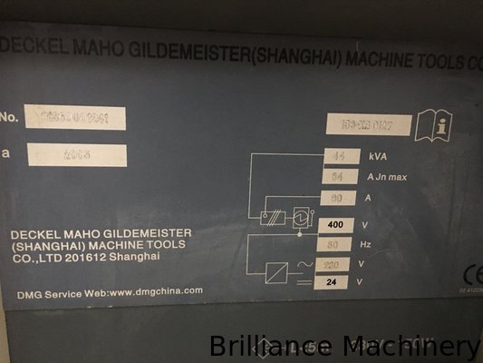 2005 Used DMG CTX410 CNC slant lathe