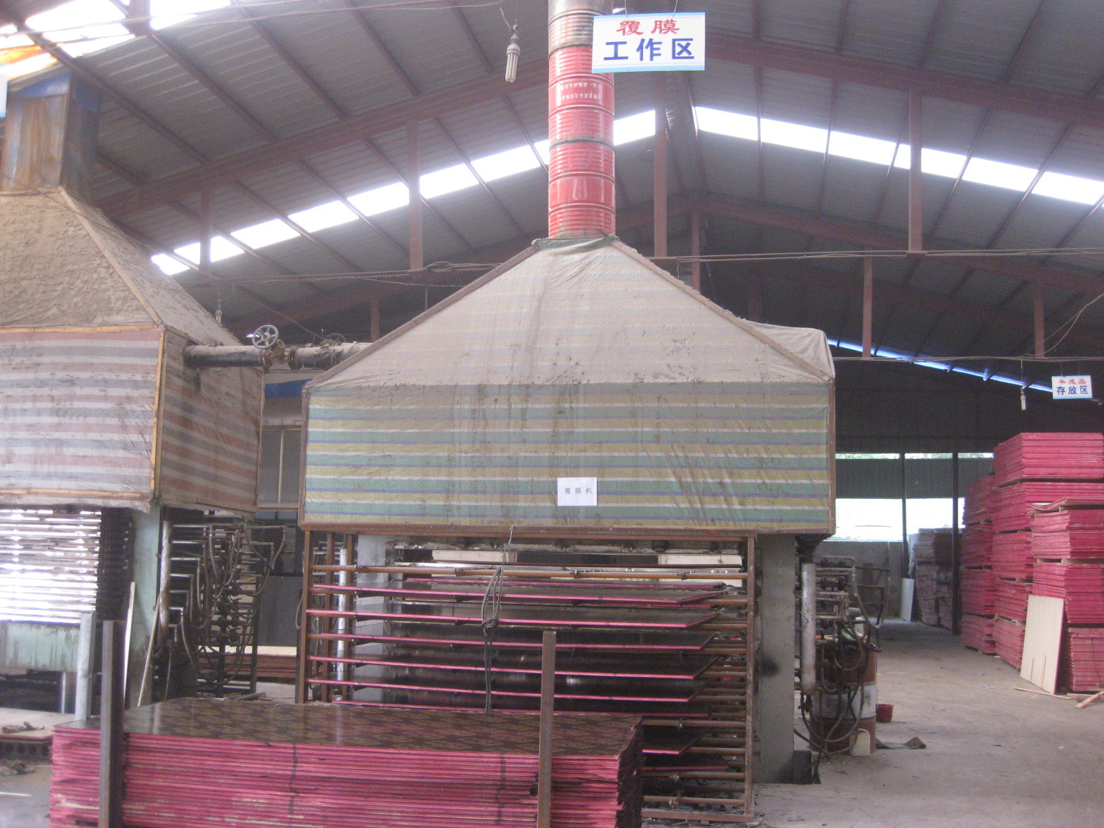 Liaocheng Rich-joint Wood Industry Co.,Ltd factory production line