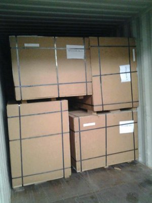 Solid Color 7 9 Slot  Slotted MDF Board Exported to Morocco Loose Package