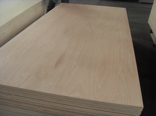 Poplar and Hardwood Pencil Card Commercial Plywood / Furniture Plywood Sheets BB/CC Grade