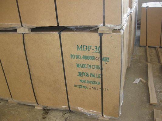Water resistant MDF medium density fiberboard