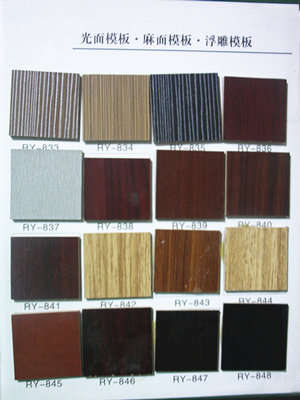 Custom Colorful Plain Slotted MDF Sheets / Oak Veneered mdf for furniture making