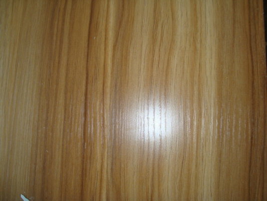 Plain Melamine MDF Board for Furniture and Cabinet , Laminated Walnut medium density fiberboard