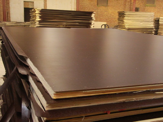 Brown Marine FFP Board , Fireproof Formwork Plywood with Mr / WBP / Melamine Glue 1250x2500