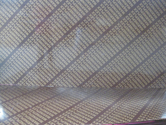 Wear resistant Marine Brown Film Faced Plywood with phenolic glue , pine or eucalyptus core