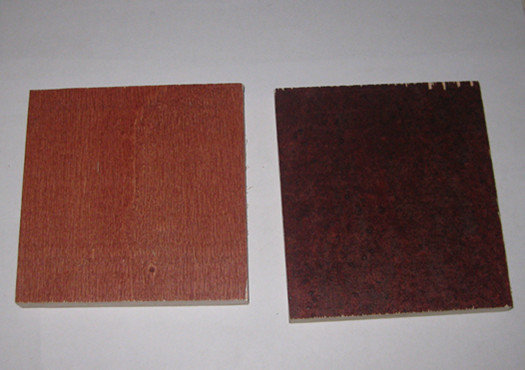 Marine poplar construction film faced plywood with red waterproof paint film 18mm