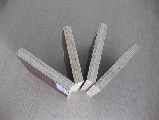 Dark Brown / Red waterproof paint plywood / film faced plywood sheet for Construction Formwork