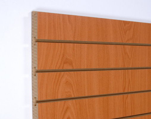 Raw and melamine Slot MDF Boards / Grooved Laminated medium density fiberboard