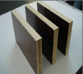 1220x2440 12mm - 21mm Black Film Faced Plywood With Twice Hot-Pressure And Twice Sanding