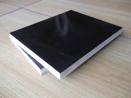 Waterproof Black Film Faced Plywood For Building Material , Wbp Glue Black Film Without Logo