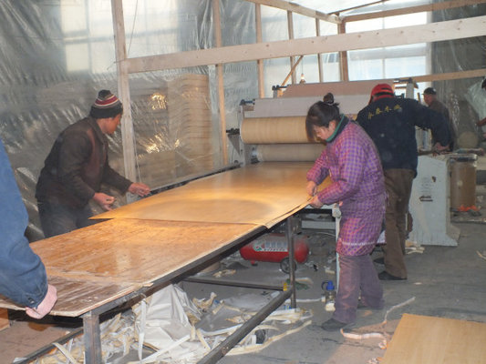 White / Red Oak Melamine MDF Board Poplar For Furniture / Decoration