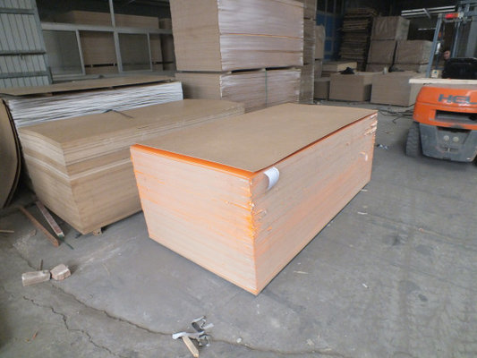 7.5mm - 30mm Melamine Faced MDF Board White Oak With Solid / Wooden Color