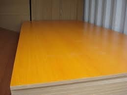 Furniture E1 Glue Melamine MDF Board Rose Color With Moisture 5 - 12%