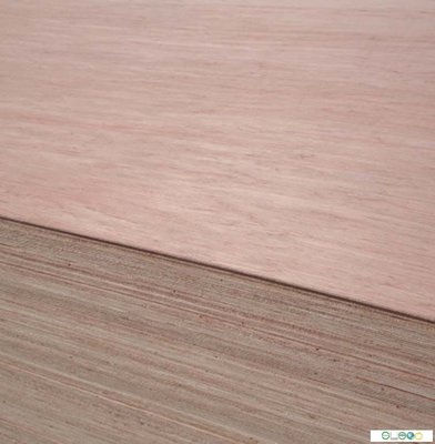 Furniture Grade Plywood Hardwood , Red Okoume Faced Plywood With A Grade