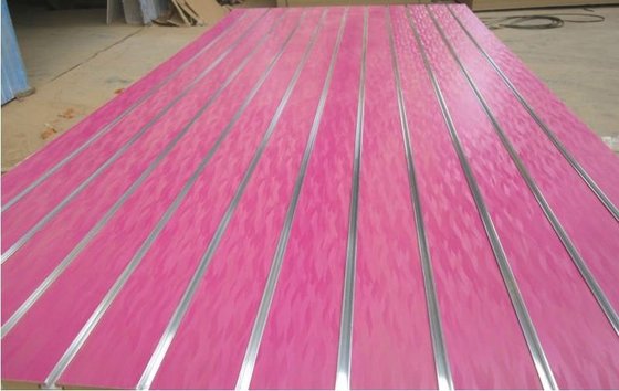Decoration Water Resistant MDF Board Slot Melamine Faced Slotted