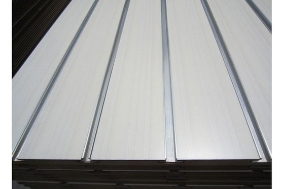 Wooden Grain Slotted Mdf Paper Overlaid with E1 Glue , 1220mm x 2440mm x 18mm