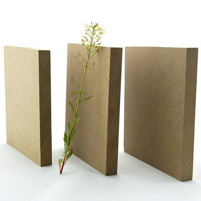 Poplar Plain MDF Medium Density Fiberboard waterproof with 2.5mm - 30mm