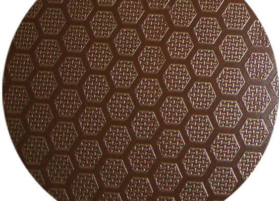 Flooring Phenolic Film Faced Plywood , Anti-Skid Film WITH Brown