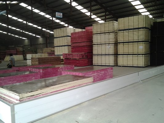 Black Phenolic Film Faced Plywood Hot-Pressing , 1220mm x 2440mm x 10mm