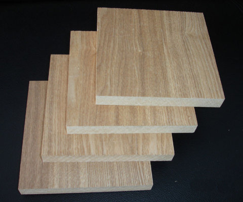 Solid Walnut Wood Veneer Fancy Mdf / fancy plywood 1220mm x 2440mm