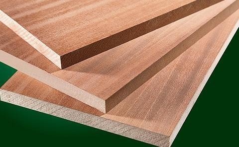 Solid Walnut Wood Veneer Fancy Mdf / fancy plywood 1220mm x 2440mm
