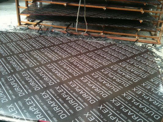 Brown Film Concrete Plywood , Finger-Jointed Core With Hardwood Material