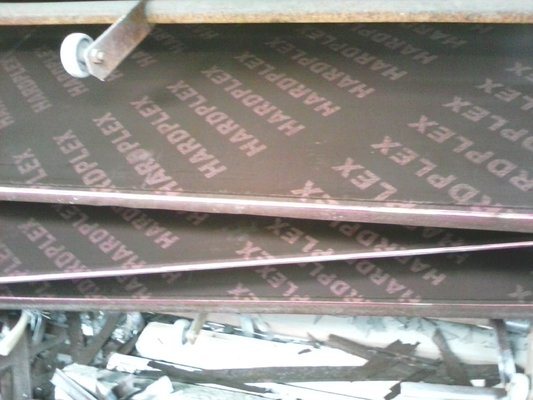 Hardwood Core Concrete Shutter Plywood Overlay Brown Film With Logo
