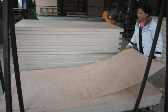 Poplar Door Commercial Plywood E2 Glue , furniture grade plywood