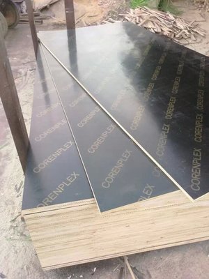 Poplar Phenolic Melamine Faced Plywood Glue 12mm - 21mm high strength
