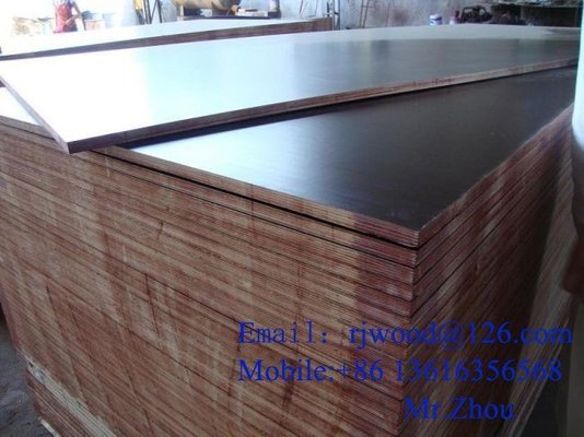 Two Times Hot Press Shuttering Plywood Brown Film hardwood
