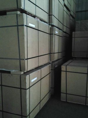 High Glossy Melamine MDF Board Poplar Core With Wooden Grain