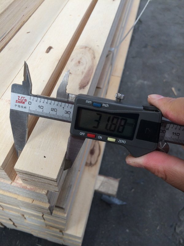 Korea Market Use LVL Lumber 2100 x 12 mm x 150 mm / 72 mm For Door Core