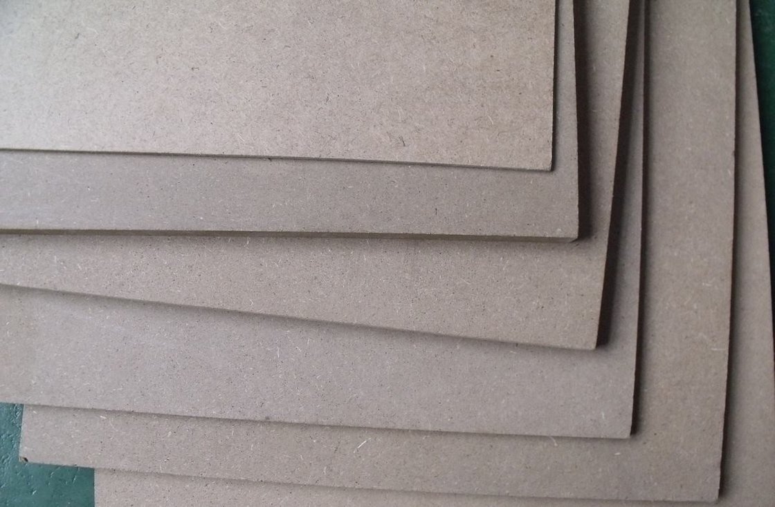 Hardwood Plain 2mm MDF  E1 / E2 / CARB High Density for Display Cabinet 1220x2440