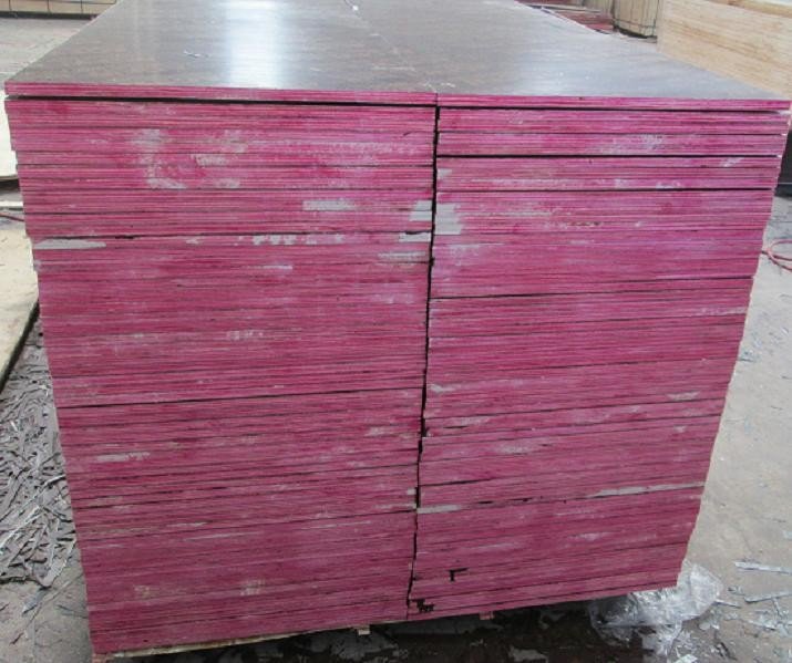 Laminated Chipboard FFP Sheet , Concrete Formwork Plywood 610x2440 or 625x2500 mm Custom