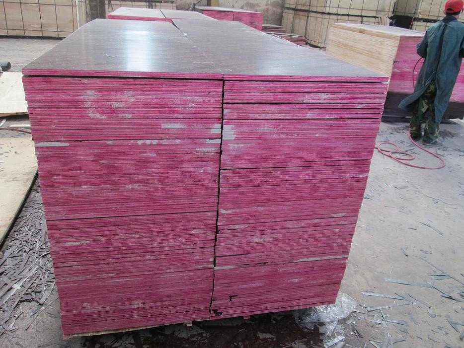 Concrete formwork black film plywood plywood for funiture , Eco friendly